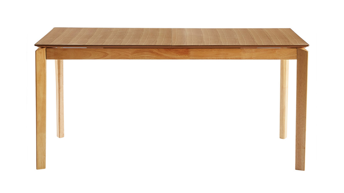 Ausziehbarer rechteckiger Esstisch Eschenholz B160-210 cm BONAVISTA ...