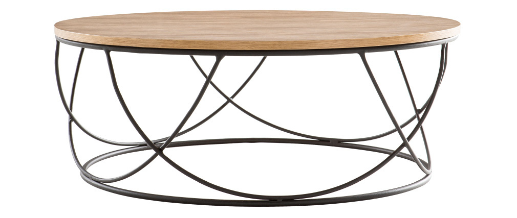 Couchtisch Schwarz Holz Rund
