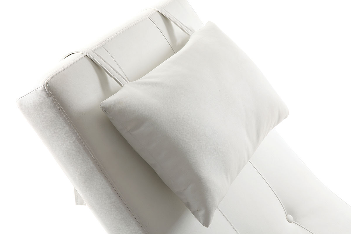 Design-Liegestuhl Weiß MONACO - Miliboo