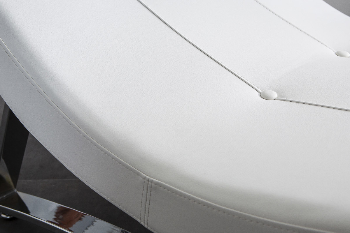 Design-Liegestuhl Weiß MONACO - Miliboo