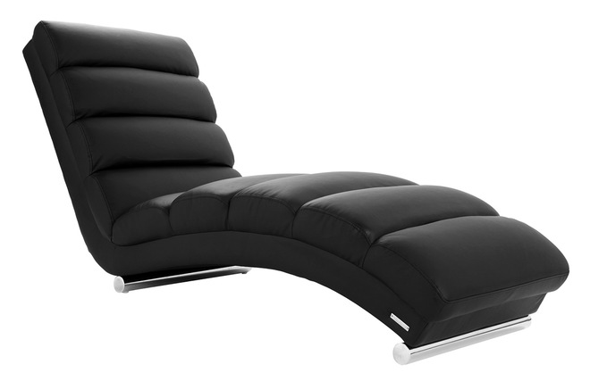 Liegestuhl/Design-Stuhl TAYLOR Schwarz - Miliboo